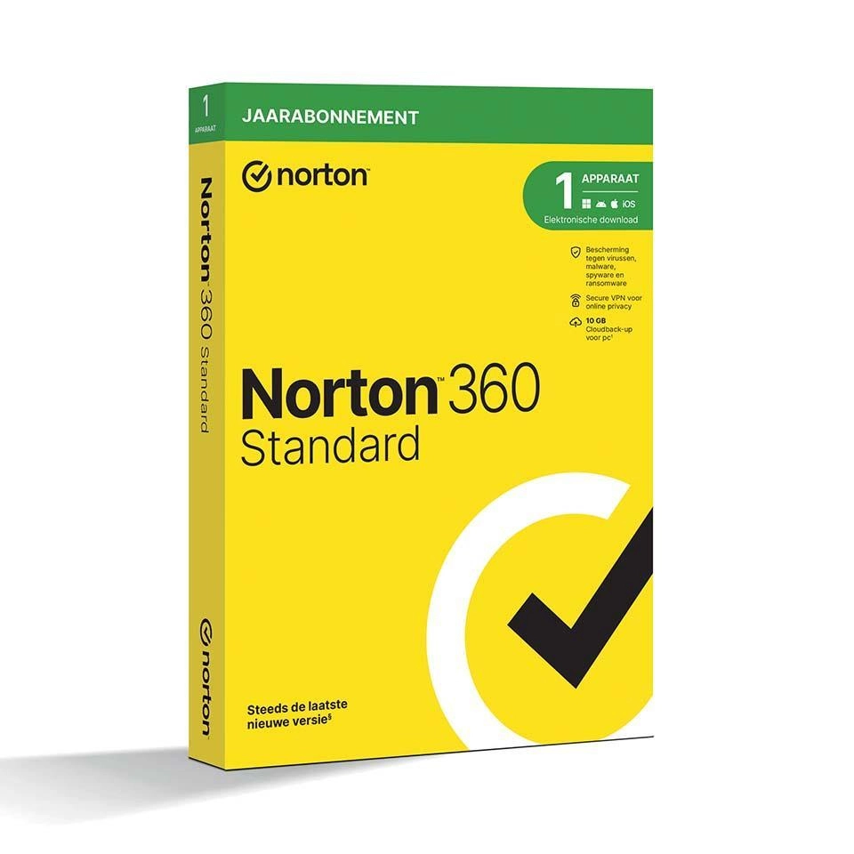 Norton 360 Standard - inclusief VPN, backup & password manager | SURFspot